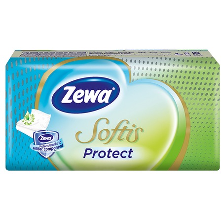Batiste nazale Zewa Protect, 4 straturi, 10 x 9 buc, 90 buc - eMAG.ro