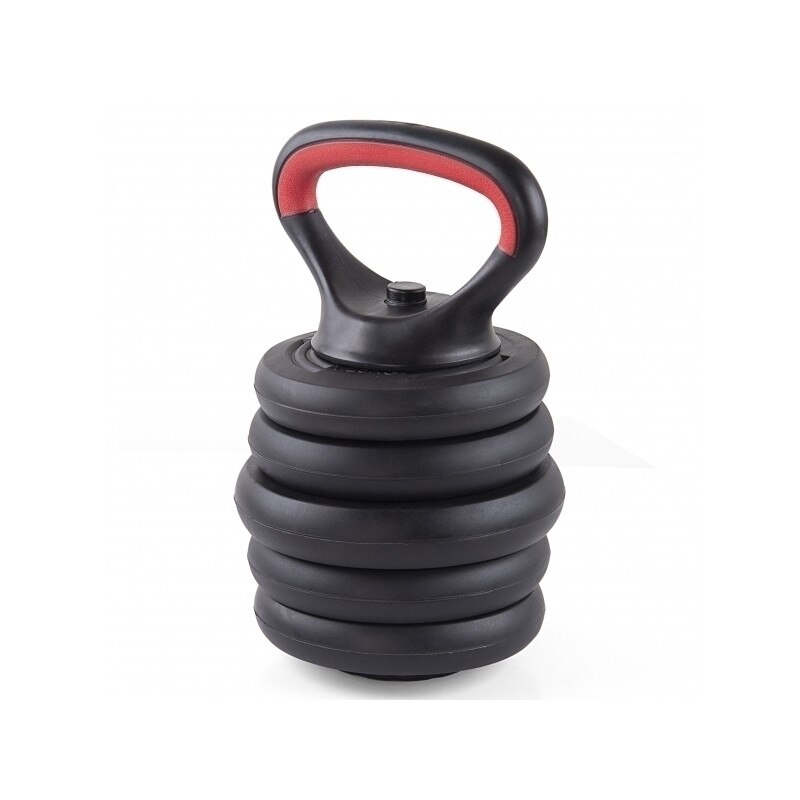 Set Gantere reglabile kettlebell FitTronic® 6 in 1 de 20 kg KF20, cu o multitudine de combinatii ...