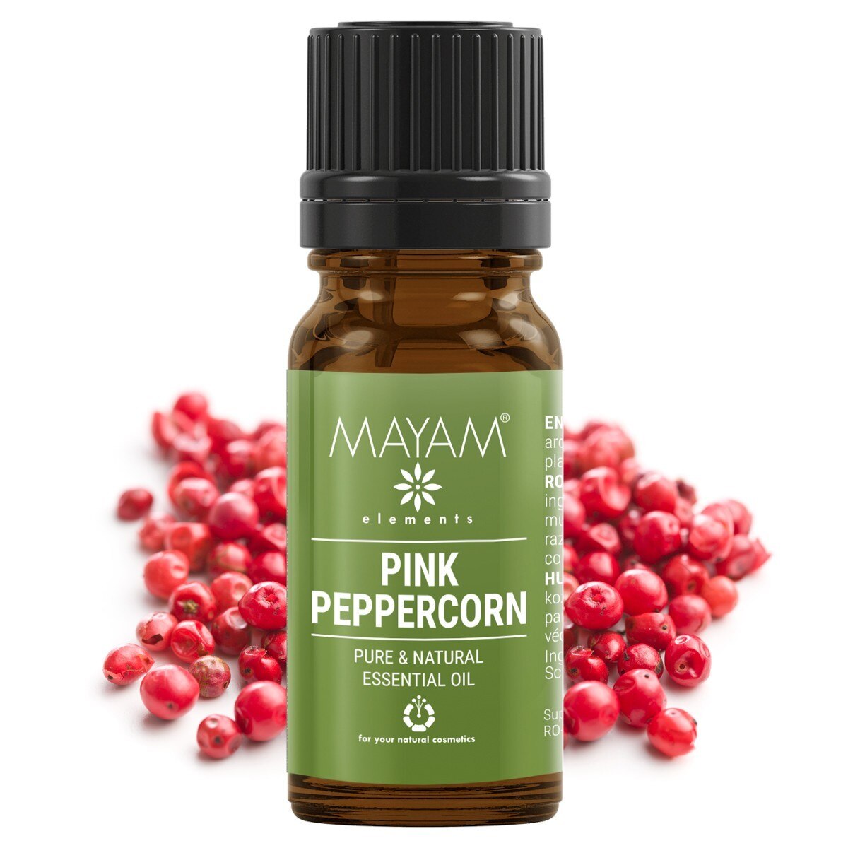 Ulei esential de Piper roz, 10 ml, MAYAM - eMAG.ro