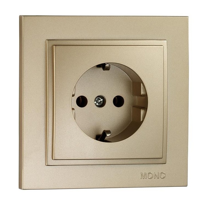 Priza Electrica Simpla cu C.P. ST Titanium - eMAG.ro