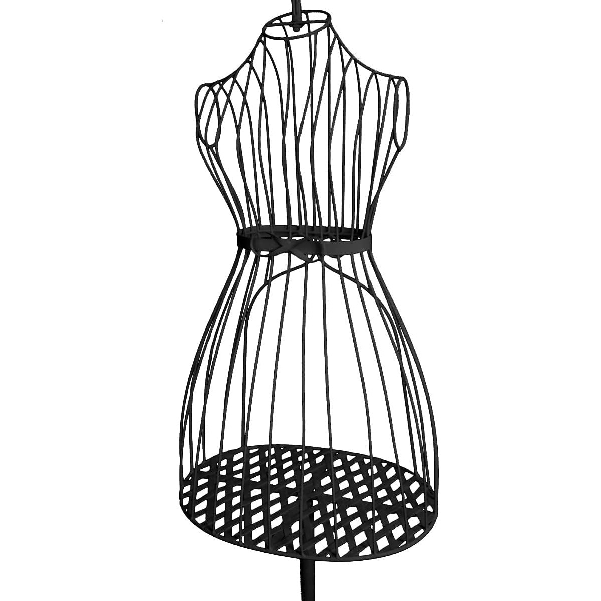 Manechin fix de prezentare tip cuier, Negru, 175 cm - eMAG.ro
