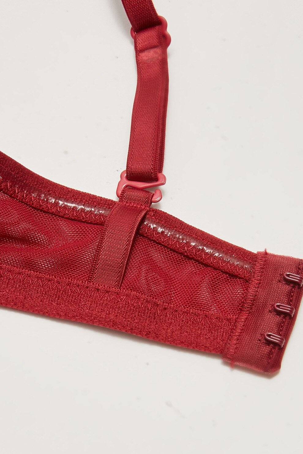 LC WAIKIKI, Sutien balconette de catifea, Rosu inchis, 85C - eMAG.ro