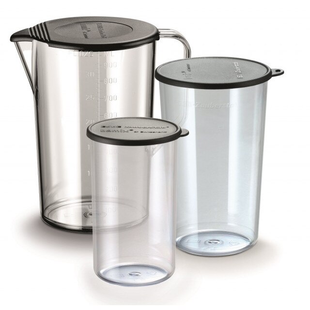 Mixer vertical Bamix Baking 200W, 4 lame, SliceSy, Procesor, Motor ...