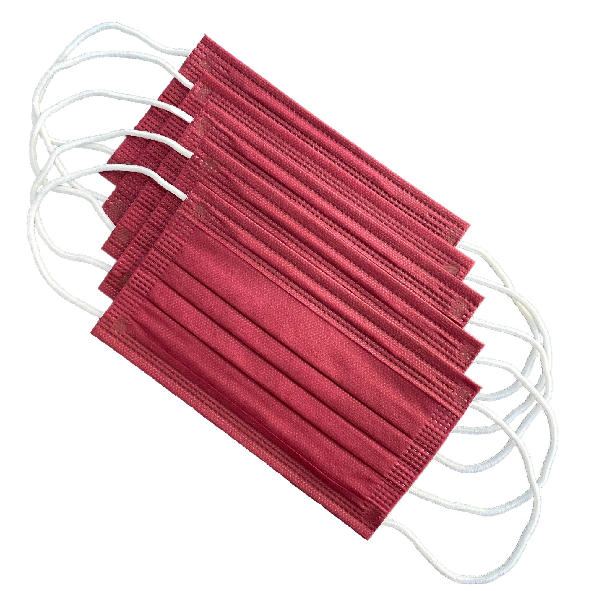 Set Masca Medicala TOVSAT, 4 straturi, BFE98%, TIp IIR - BURGUNDY ...