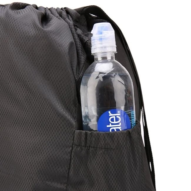 Rucsac sport negru Qizo impermeabil, pentru sala, cu husa, 32 x 16 x 45 ...