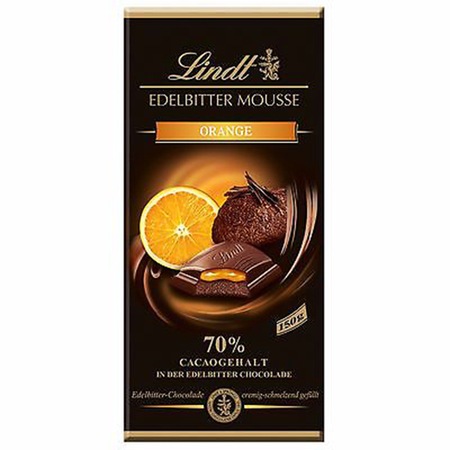 Ciocolata mousse portocale Lindt 150g - eMAG.ro