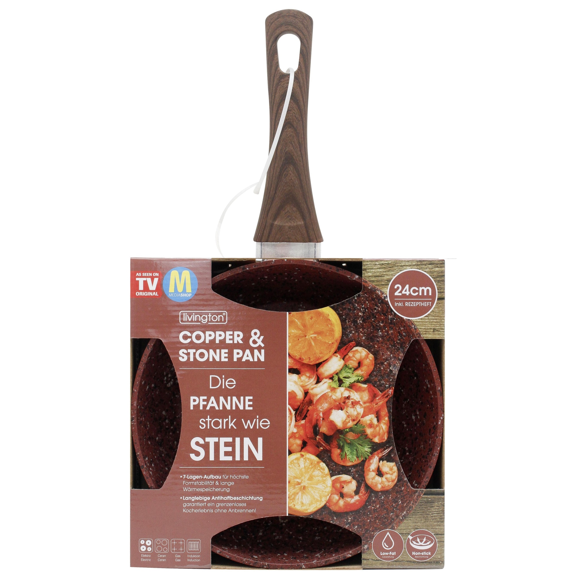 Livington Copper Stone Pan