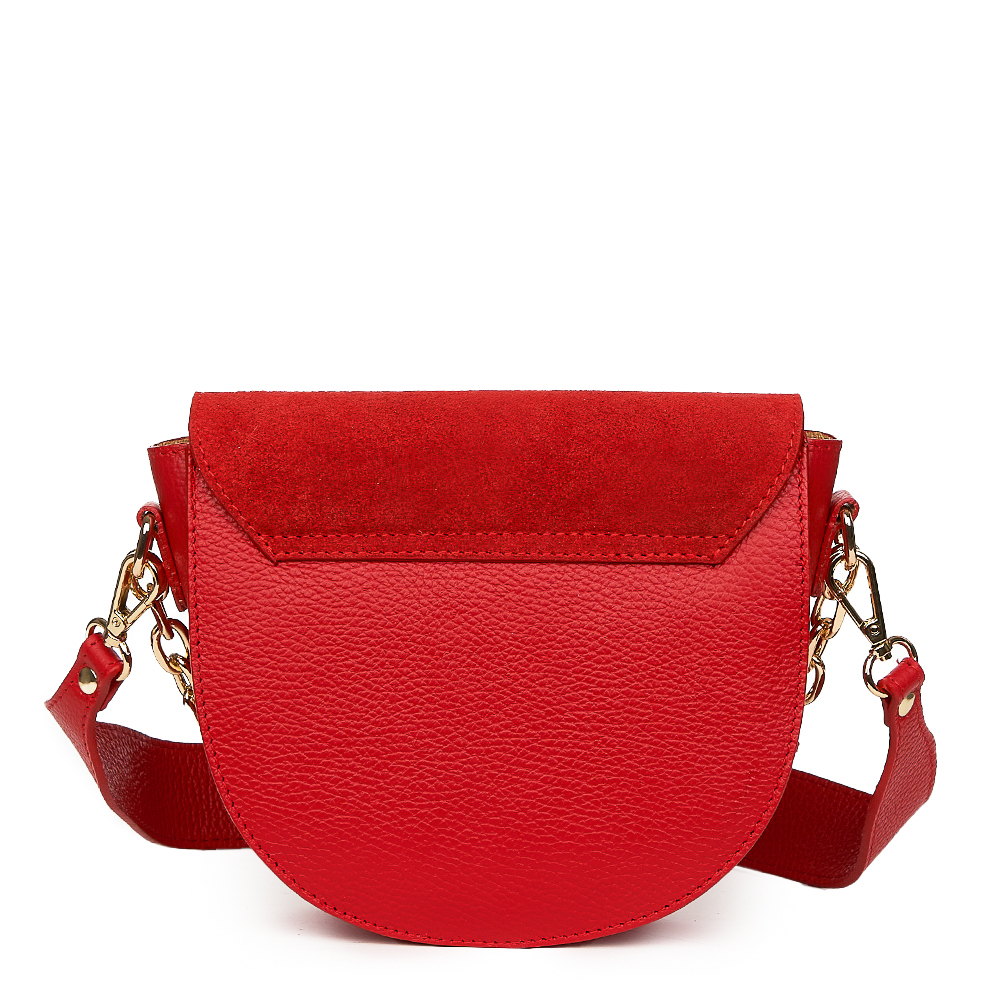 Poseta dama din piele naturala Donna rosie - eMAG.ro