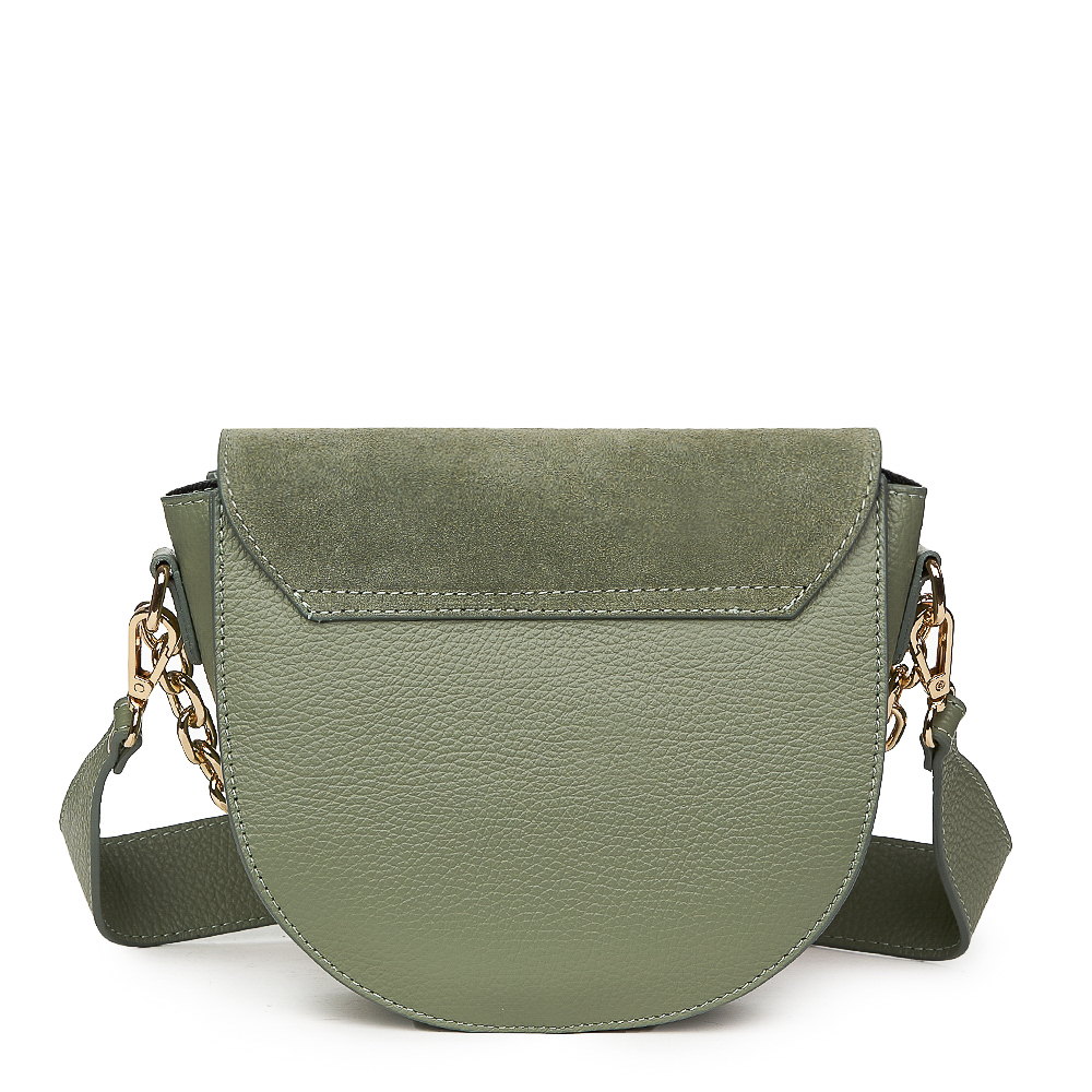 Poseta dama din piele naturala Donna verde fistic - eMAG.ro
