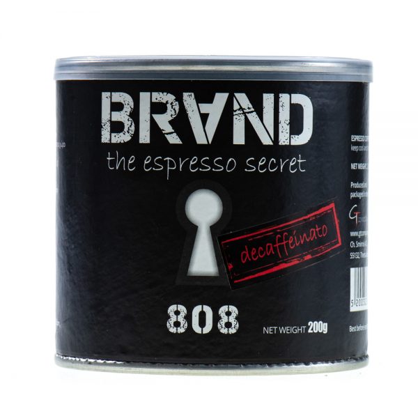 Cafea Espresso Brand 808, fara cofeina, 100% natural, 200 g - eMAG.ro