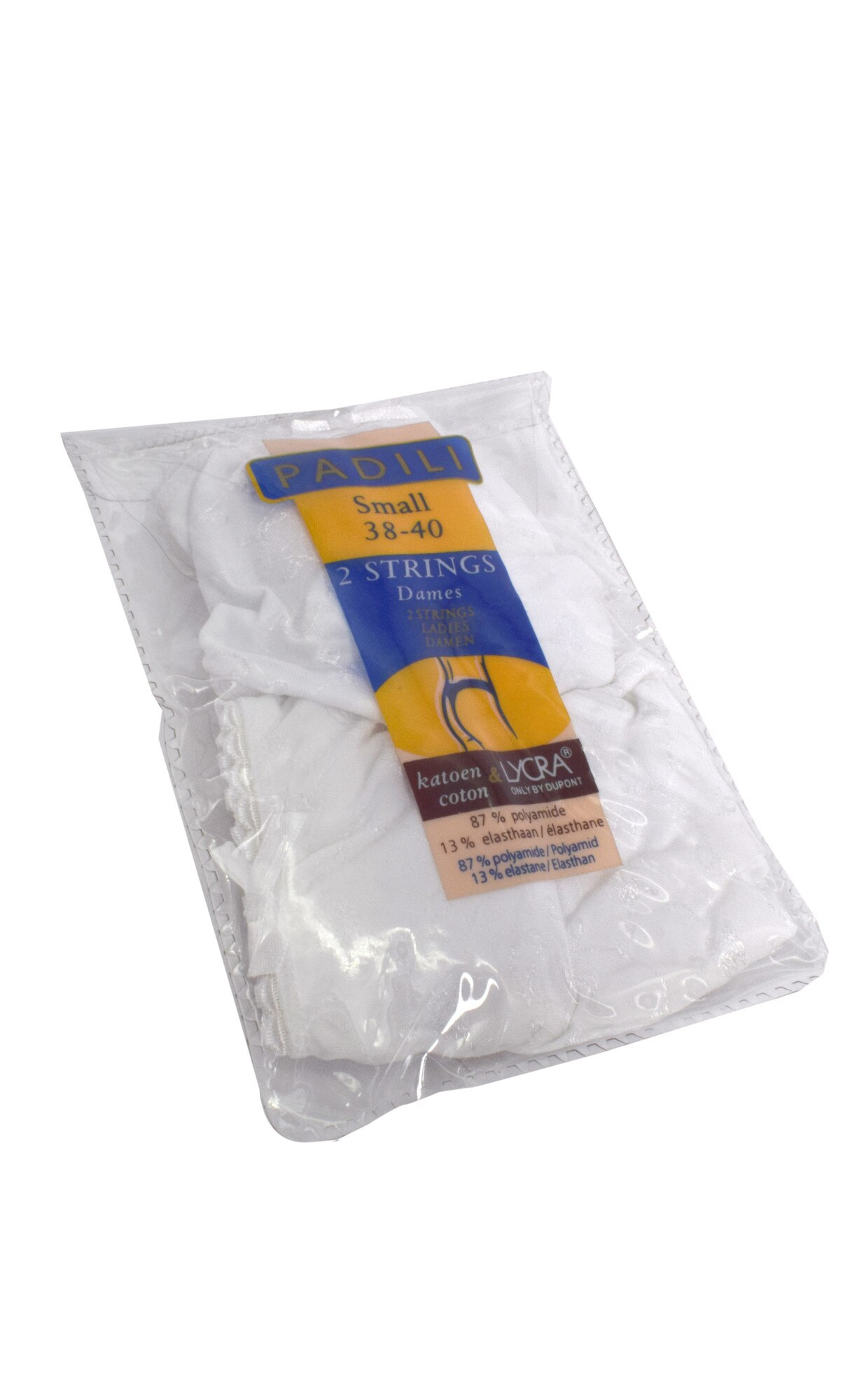 Set 2 bucati chiloti dama, string, culoare alb, 38-40 EU (S) - eMAG.ro