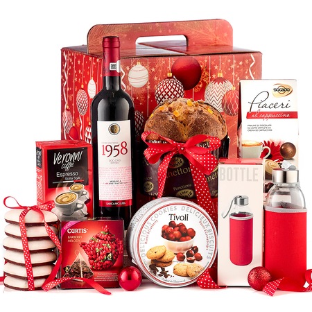 Cutie Cadou Chritsmas Melody cu Vin Sarica Niculitel, Panettone ...