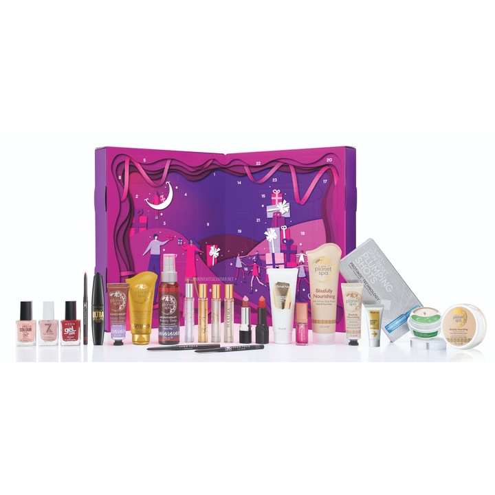 Calendar Avon Advent Beauty Box 24 zile pana la Craciun, Avon - eMAG.ro