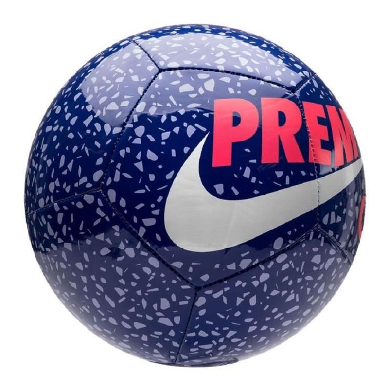 Minge de fotbal Nike pitch, Premier League, 5, Albastru / Rosu - eMAG.ro
