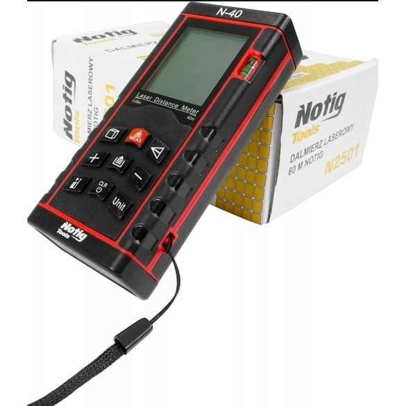 Telemetru laser profesional digital 40m Notig Tools - eMAG.ro