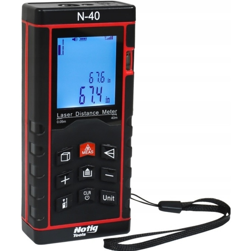Telemetru laser profesional digital 40m Notig Tools - eMAG.ro