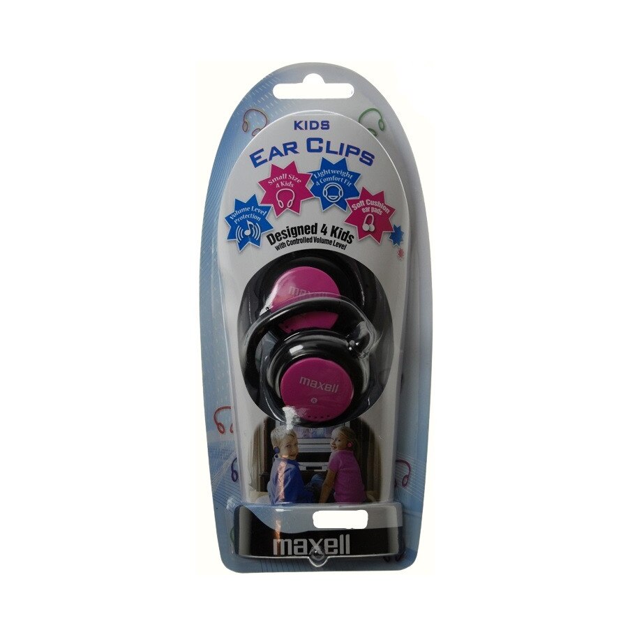 Casti stereo 4Kids cu potentiometru ear clips pink - eMAG.ro