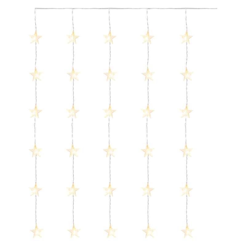 Emos LED коледно светещо перде звезда 120х90см за вън и вътре, топло ...