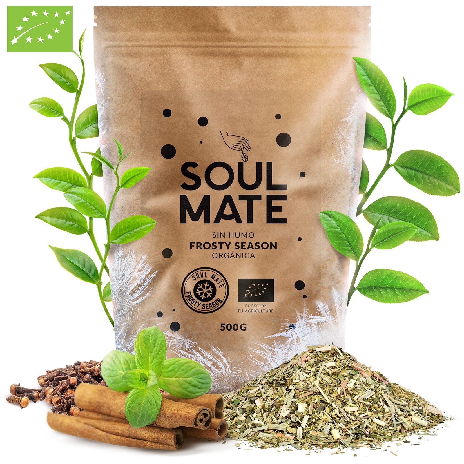 Ceai Yerba Mate, Frosty Season, Soul Mate, Aroma Fructe, 500 g - eMAG.ro