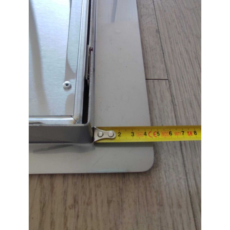 Usa din inox cu cadru built-in 81 x 57 x 4 cm pentru insula si ...
