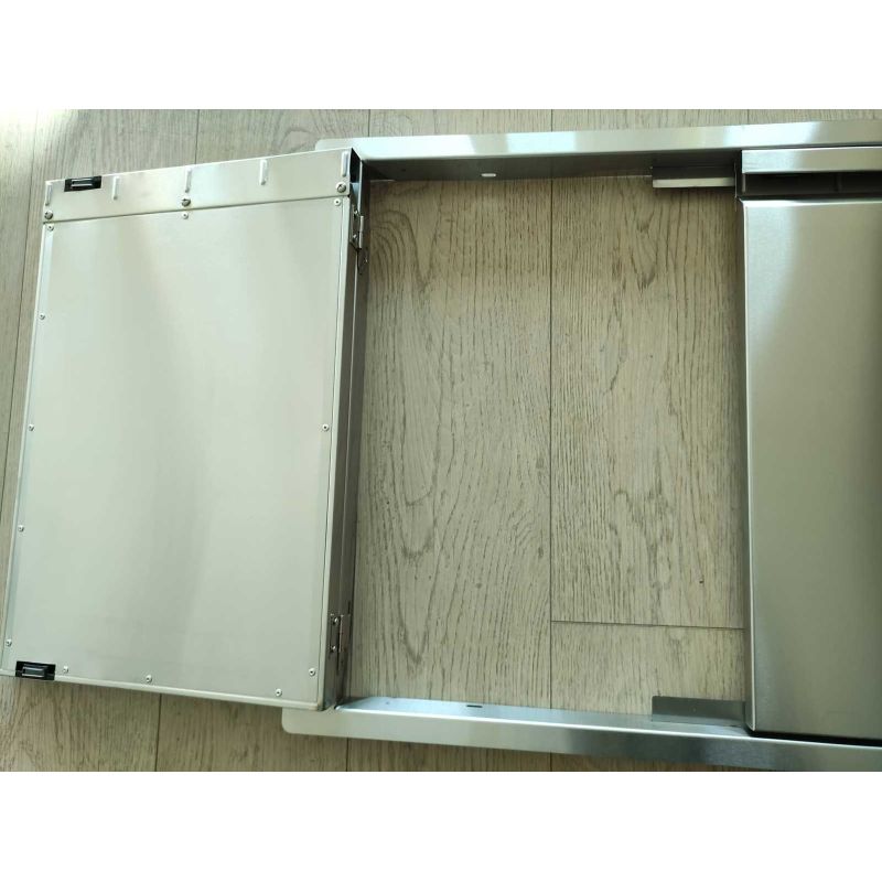 Usa din inox cu cadru built-in 81 x 57 x 4 cm pentru insula si ...