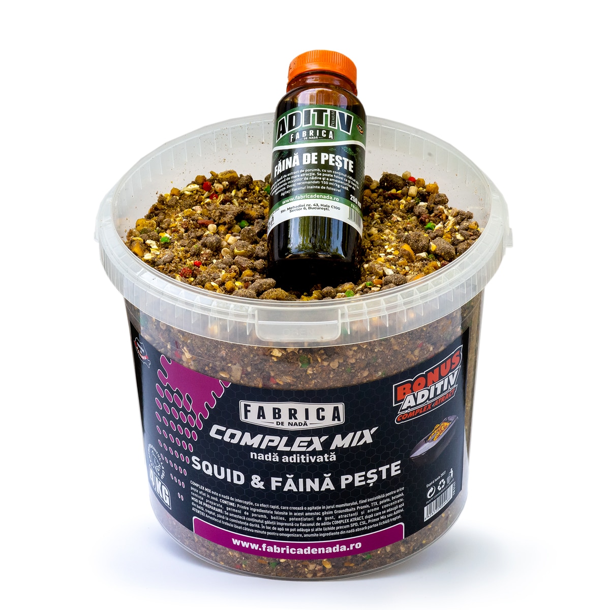 Nada ComplexMix Squid&Faina de Peste, Fabrica de Nada, 4kg - eMAG.ro