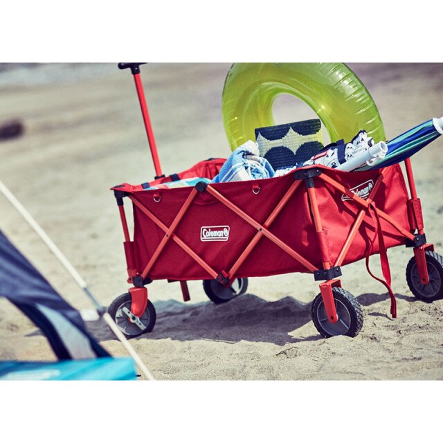 Carut transport pliabil rosu Coleman 18 × 40 × 77 cm - eMAG.ro