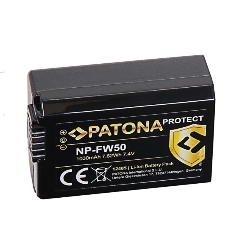 Acumulator Patona Protect NP-FW50 1030mAh replace Sony - eMAG.ro