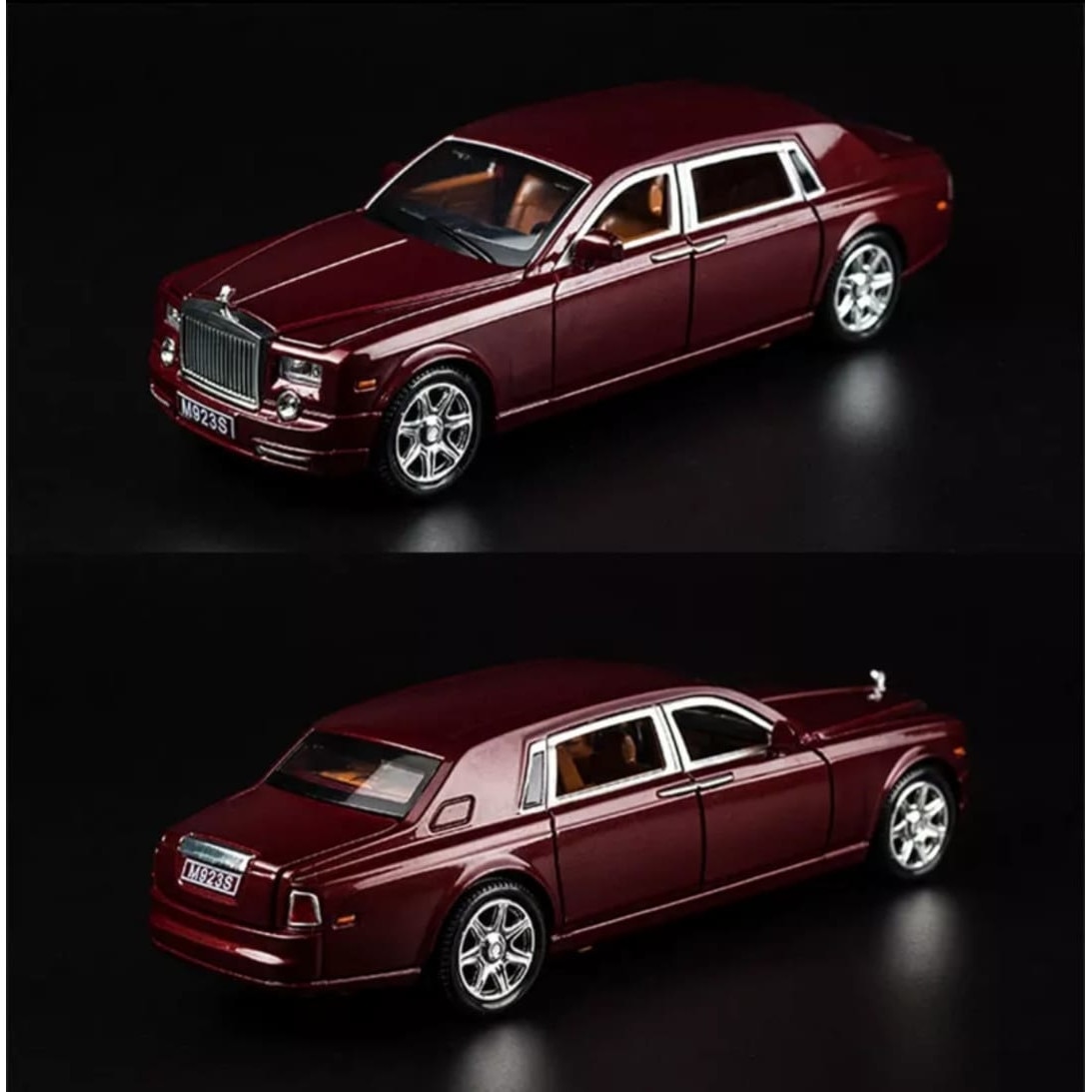 Masina metalica Rolls Royce Phantom, usi mobile, capota mobila ...