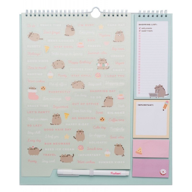 Planificator lunar Pusheen ,16 luni(Septembrie 2021-Decembrie 2022) A4 ...