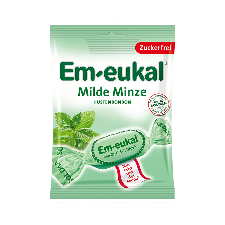 Bomboane fara zahar cu aroma de menta, 75gr - eMAG.ro