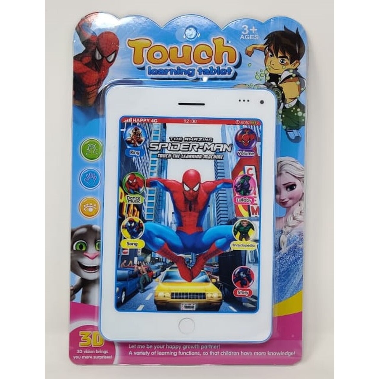 Tableta interactiva muzicala Spiderman, diagonala 10 cm, viMAG ® - eMAG.ro