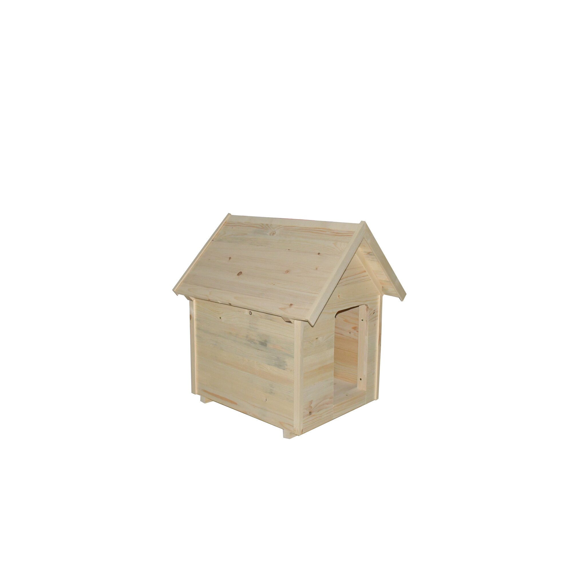 Cusca caini mica, Lemn natur, 61.5x57x71 cm - eMAG.ro