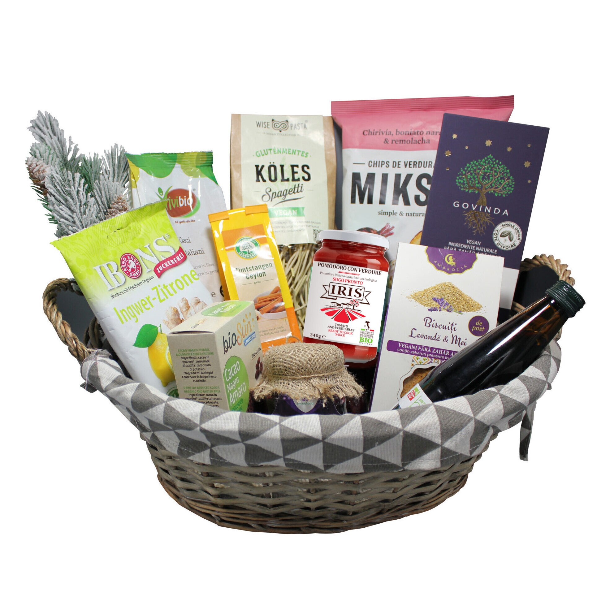 Cos Cadou cu 12 produse Healthy Vegan - eMAG.ro