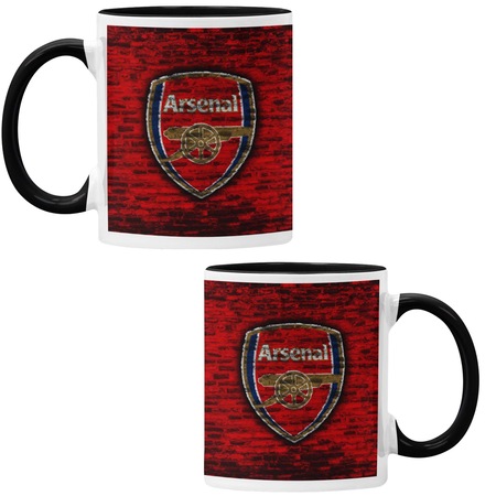 Cupa Arsenal Arsenal 002, Ceramica, Pentru cafea, Negru, 330 ml - eMAG.ro