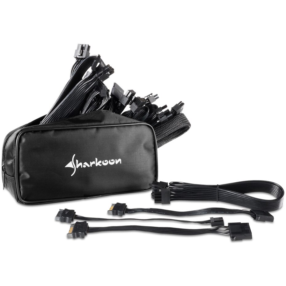 Sursa Sharkoon SilentStorm CoolZero, 80 PLUS® Gold, 650W, Fully Modular ...