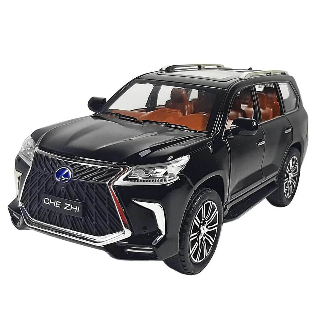 Jeep de jucarie, Atlas, Model Lexus lx570, Metal, Negru - eMAG.ro