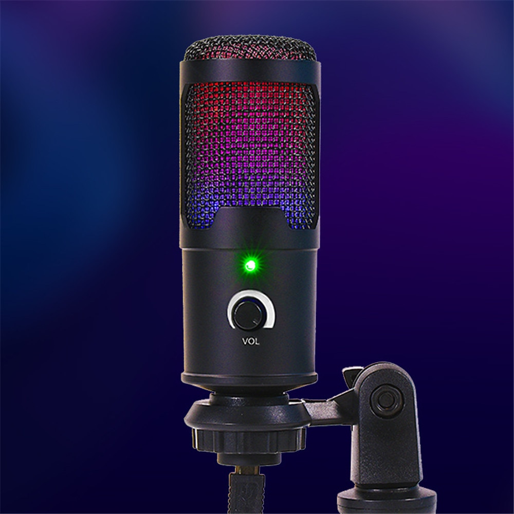 Set Microfon USB, BOMSTOM, si suport, Negru - eMAG.ro