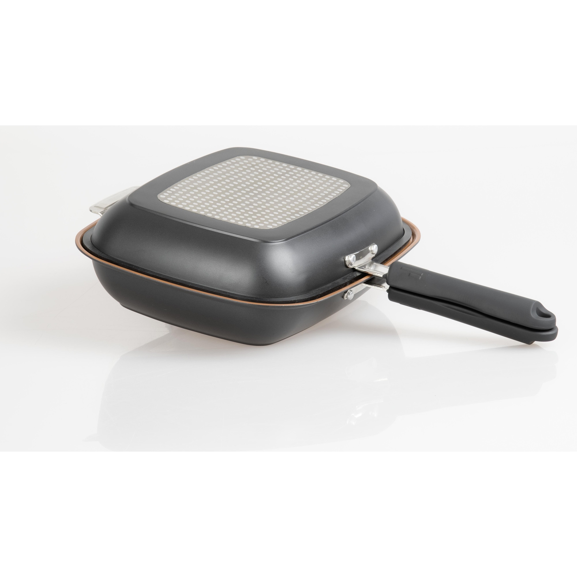 Set tigaie dubla MediaShop Doubletta Livington Black Basic 3496, Grill ...