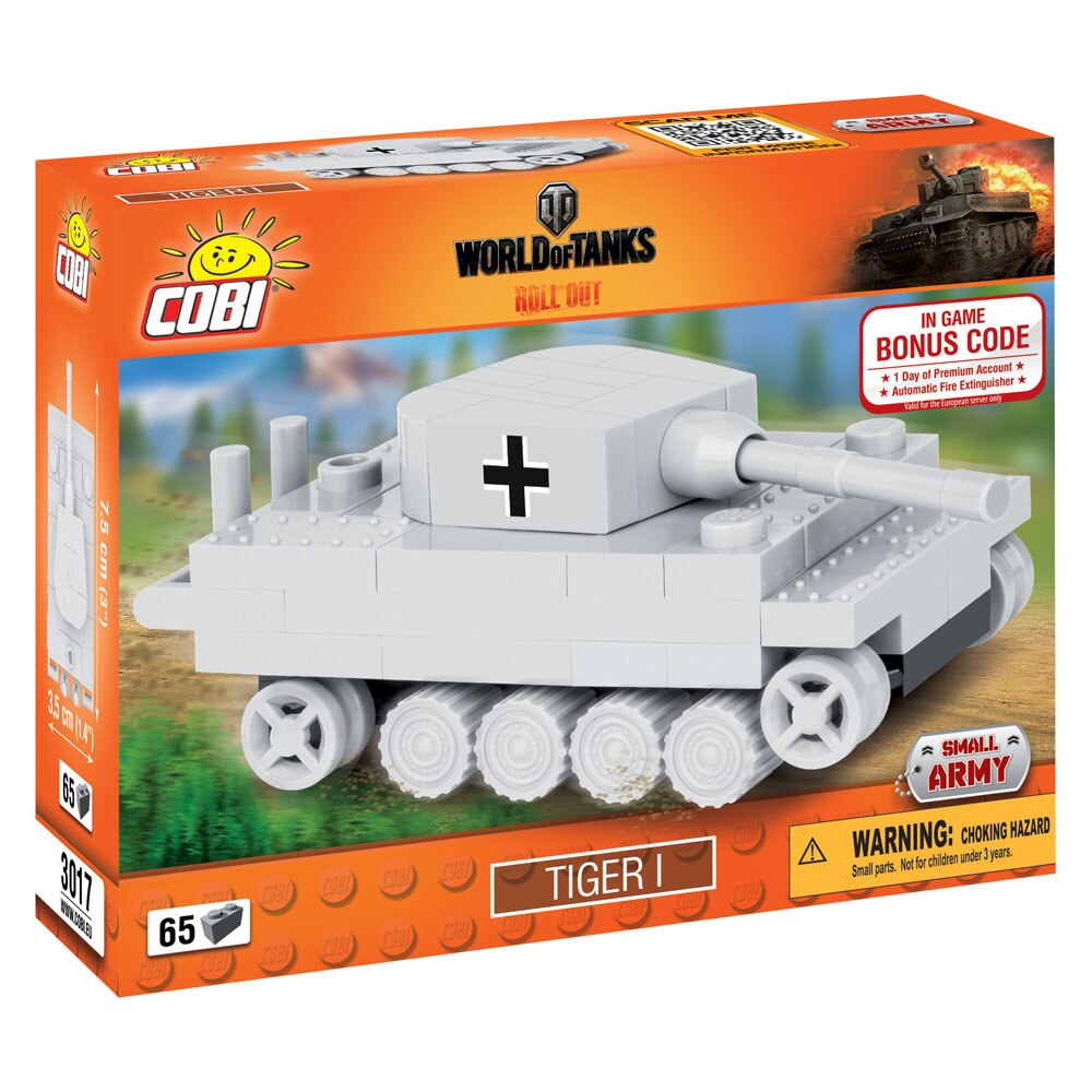 COBI WOT 3017 Nano Tank Tiger I, 65 darabos - eMAG.hu