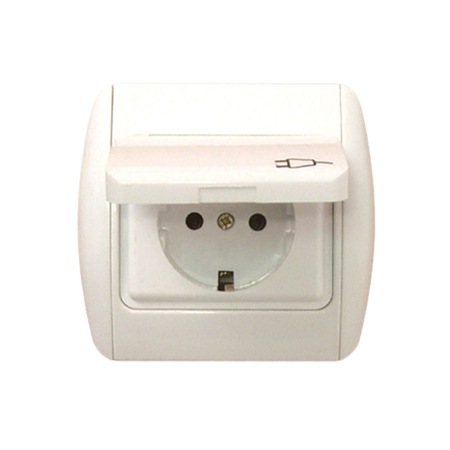 Priza cu capac rabatabil de protectie, Makalon 700113 - eMAG.ro