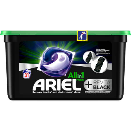 Ariel Allin1 PODS + Revita Black mosószer kapszula, 31 mosás - eMAG.hu