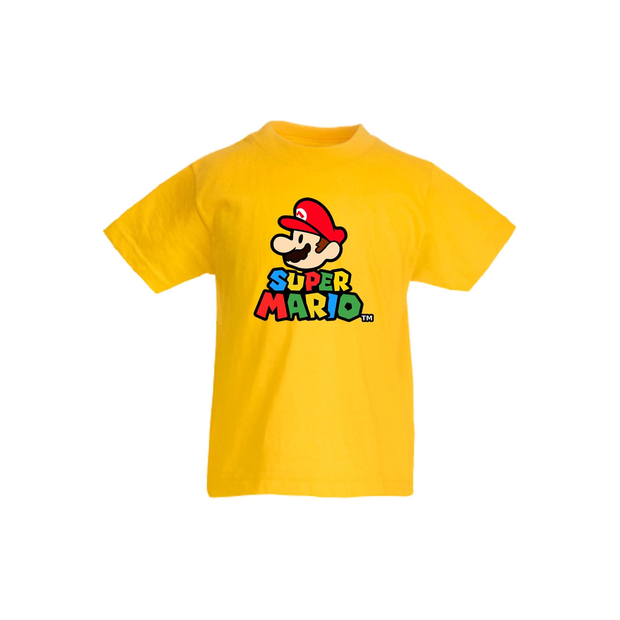 Детска тениска Tralala Super Mario TM, Жълт, 9-11 г. - eMAG.bg