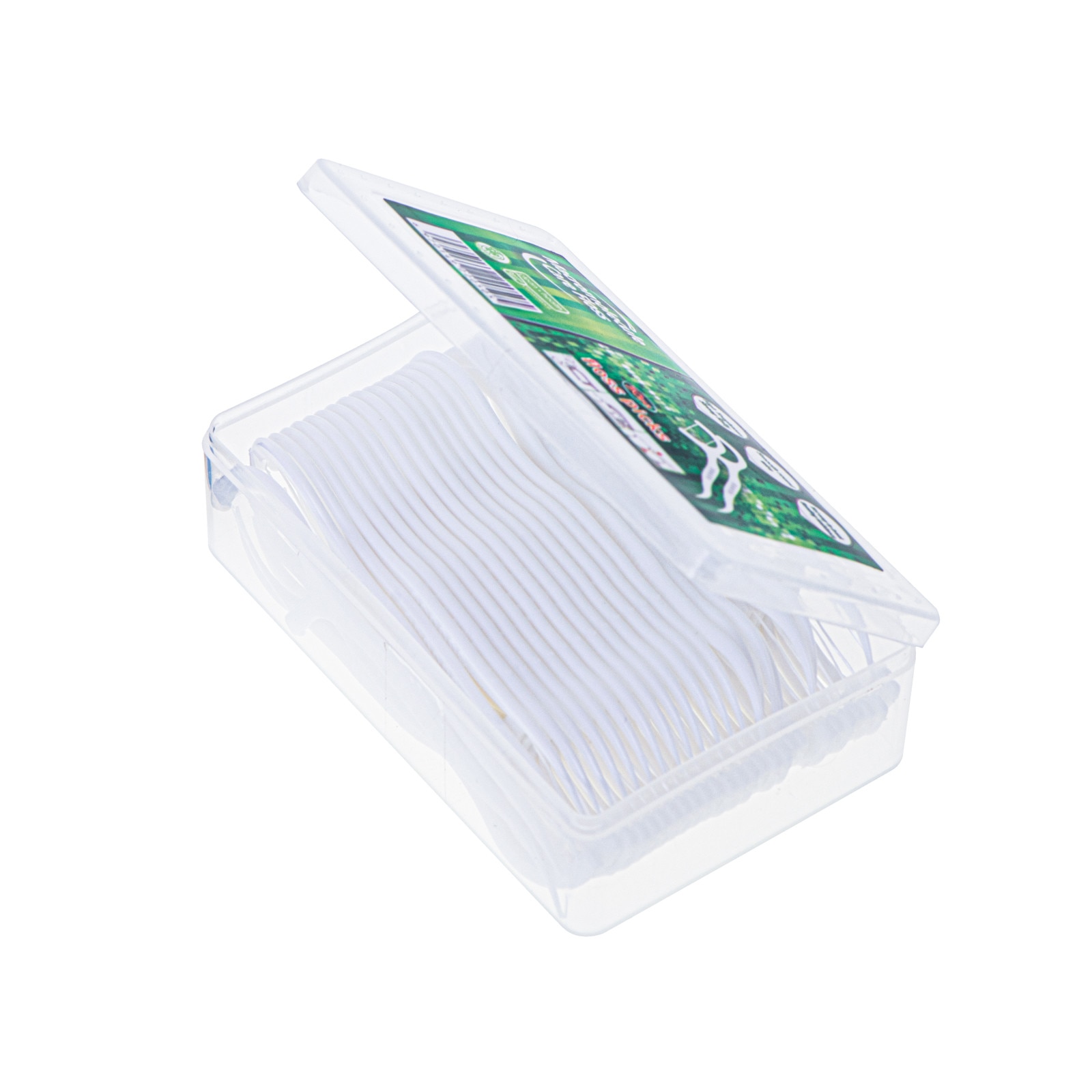 Ata dentara cu scobitoare, Zola®, 50 bucati/cutie,alba, 8x5x2.5 cm ...