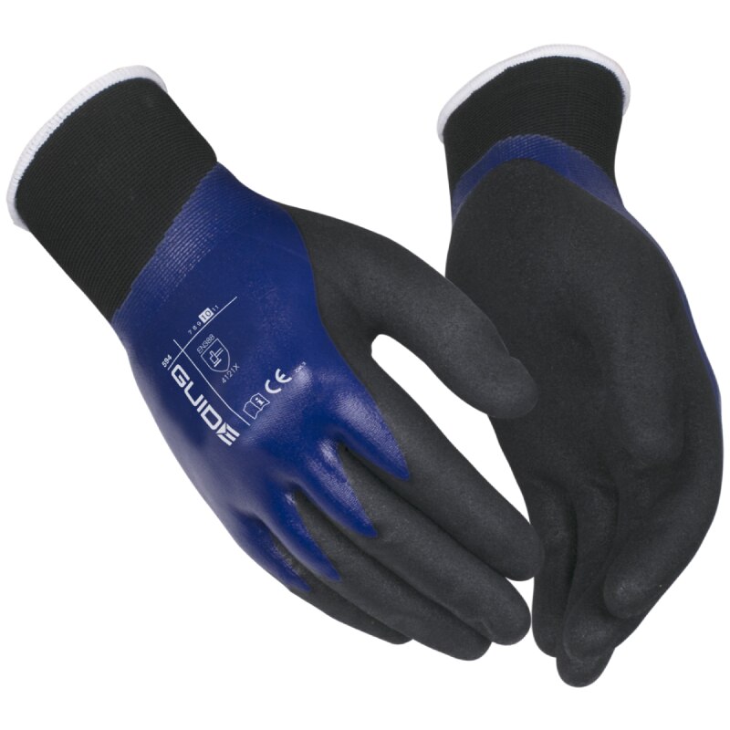 Manusi Guide 594, pentru mediu uleios, marimea 8 - eMAG.ro