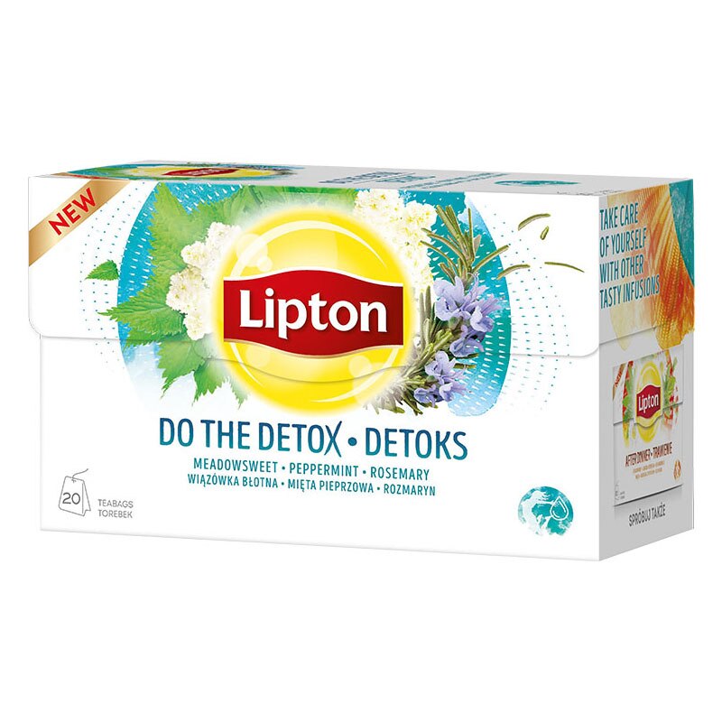 Ceai Lipton Detox, 20 pliculete, 32 g - eMAG.ro