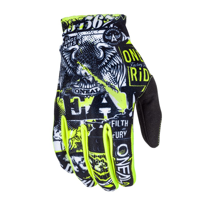 Manusi motocross pentru copii O'neal matrix attack negru /HI-VIZ XL ...