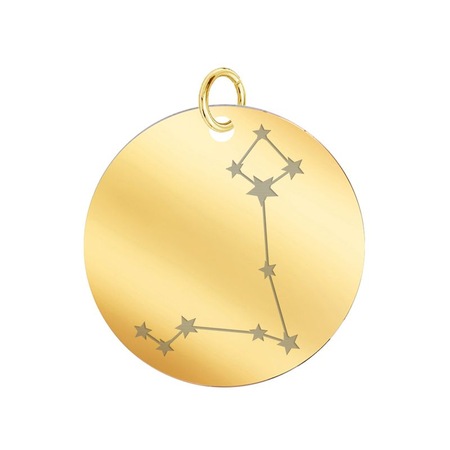 Martisor Pandantiv Inox Banut Auriu Constelatie Pesti - eMAG.ro