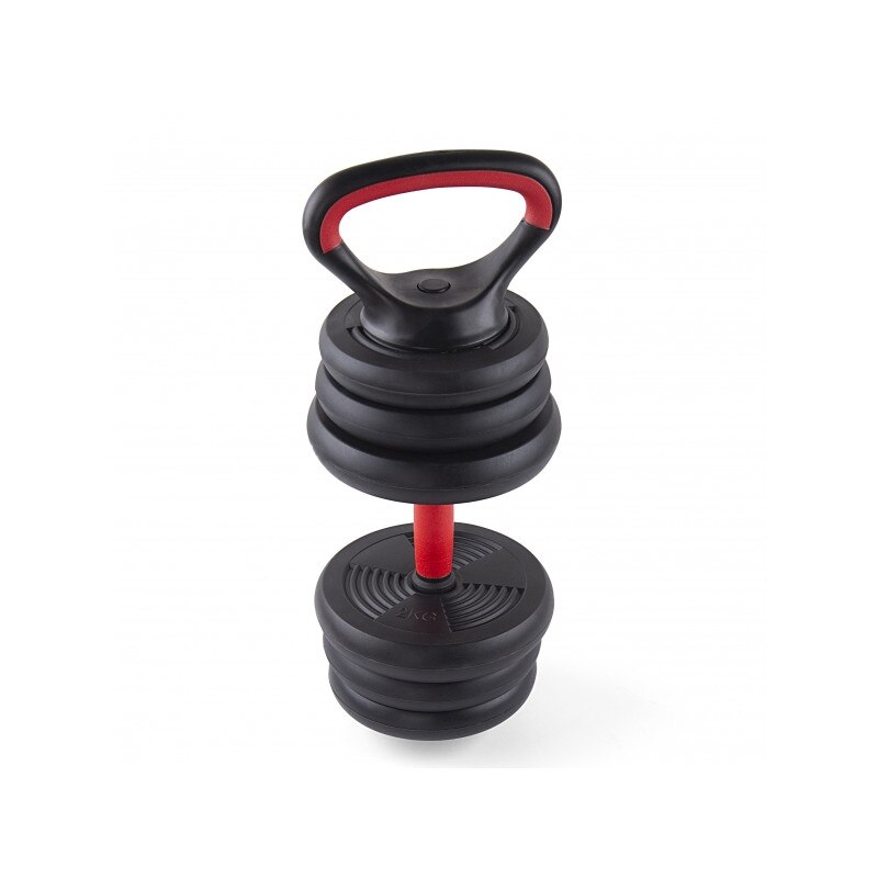 Set Gantera reglabila kettlebell FitTronic 6 in 1 de 40 kg KF40, cu o multitudine de combinatii ...