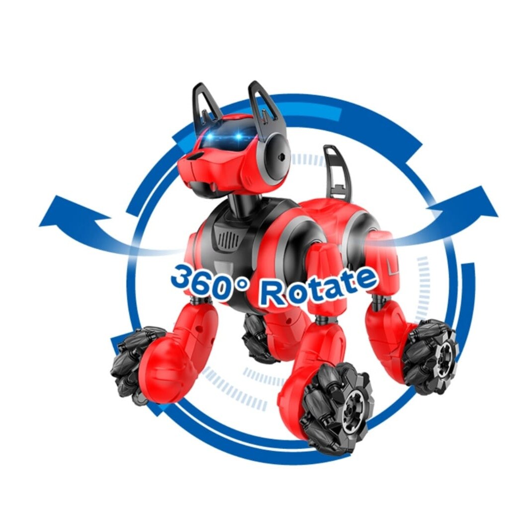 Robot de jucarie Catel dansator Stunt Dog, multifunctional, 360 grade ...
